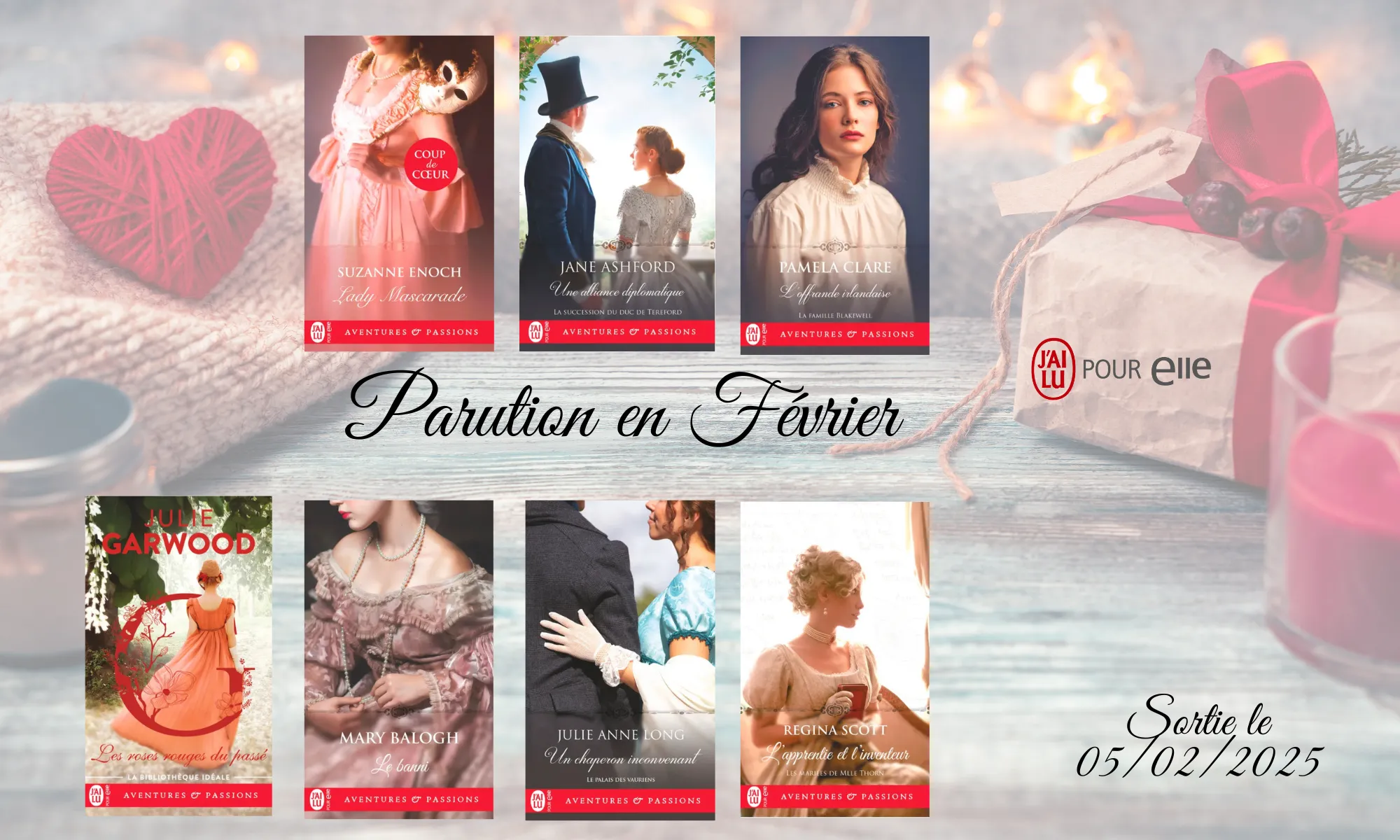 Parutions J'ai lu pour elle Février